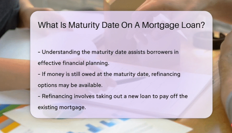 What is Maturity Date on a Mortgage Loan : Understanding Your Mortgage ...